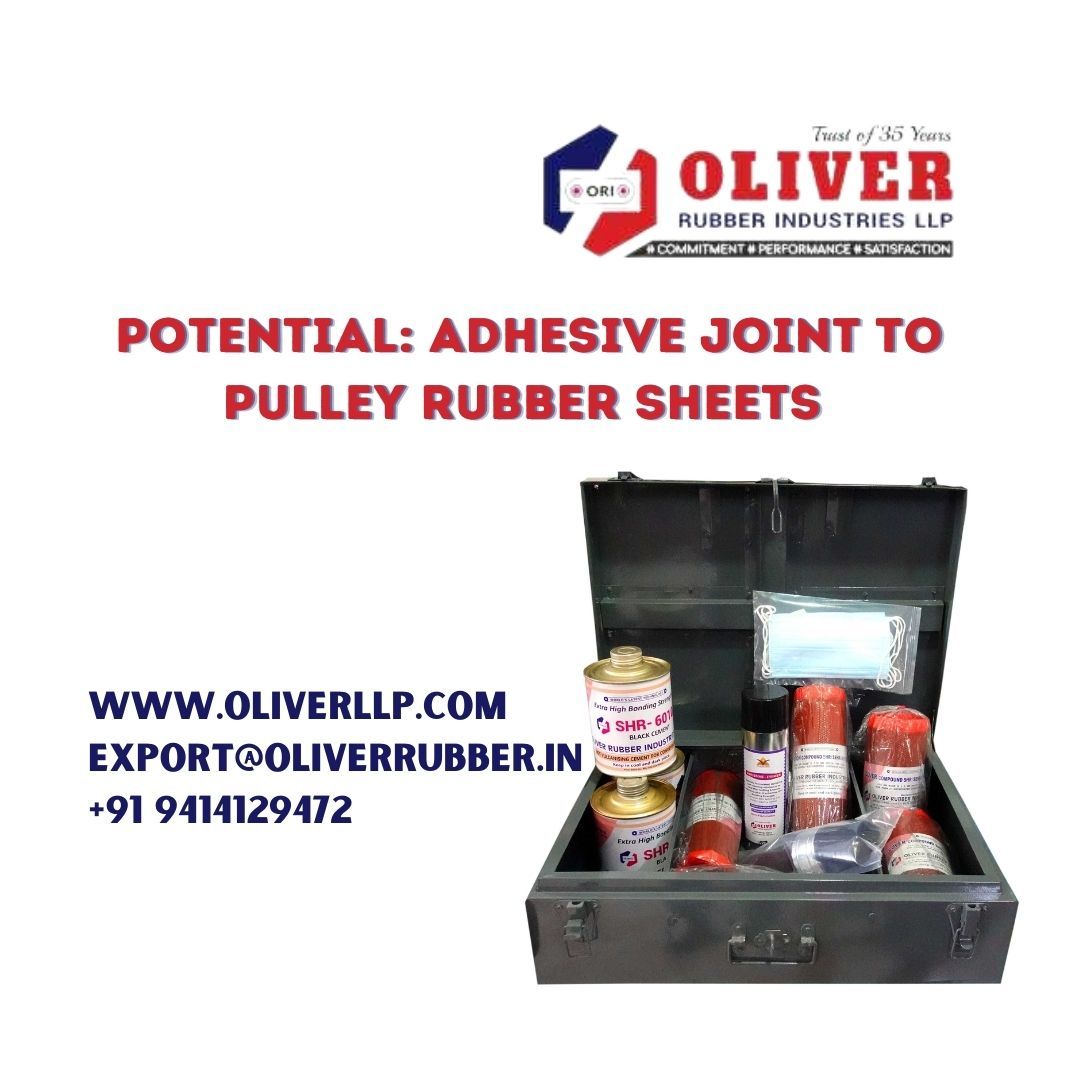 Adhesive Joint to Pulley Rubber Sheets